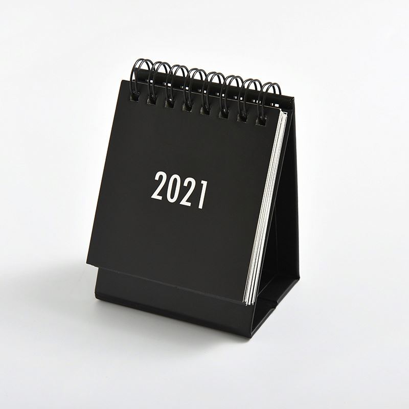 Custom spiral binding daily pocket calendar