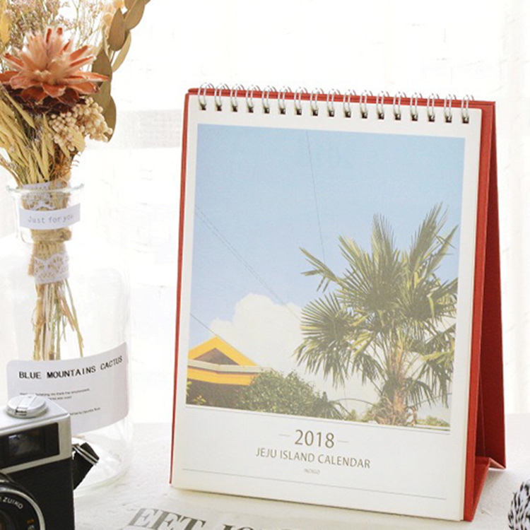 Customized full printing hanging wall calendar