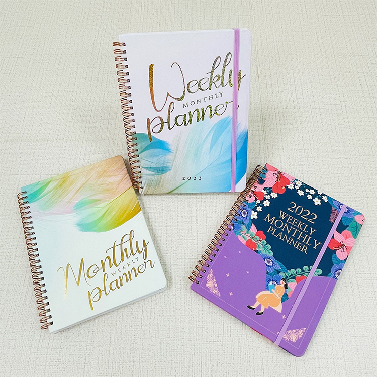Full color custom design weekly diary calendar