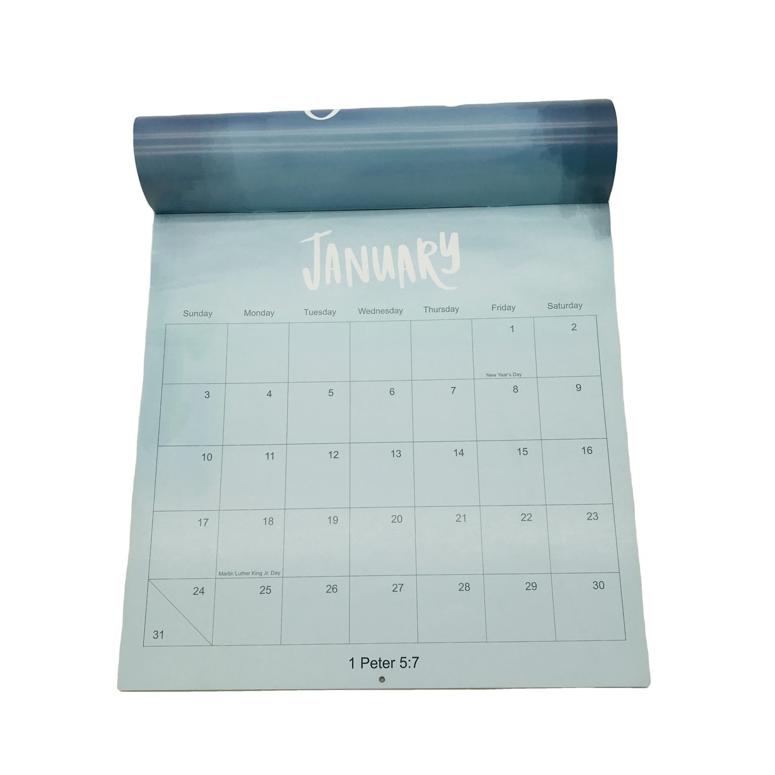 New custom design wall calendar