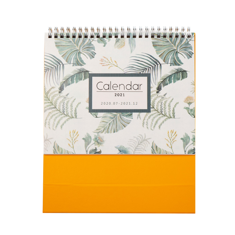 Organizer tent desk calendar with logo