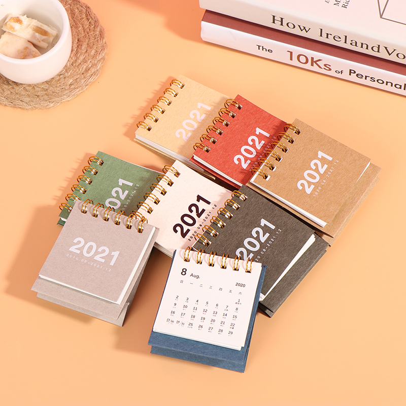 Spiral desk creative pocket calendar